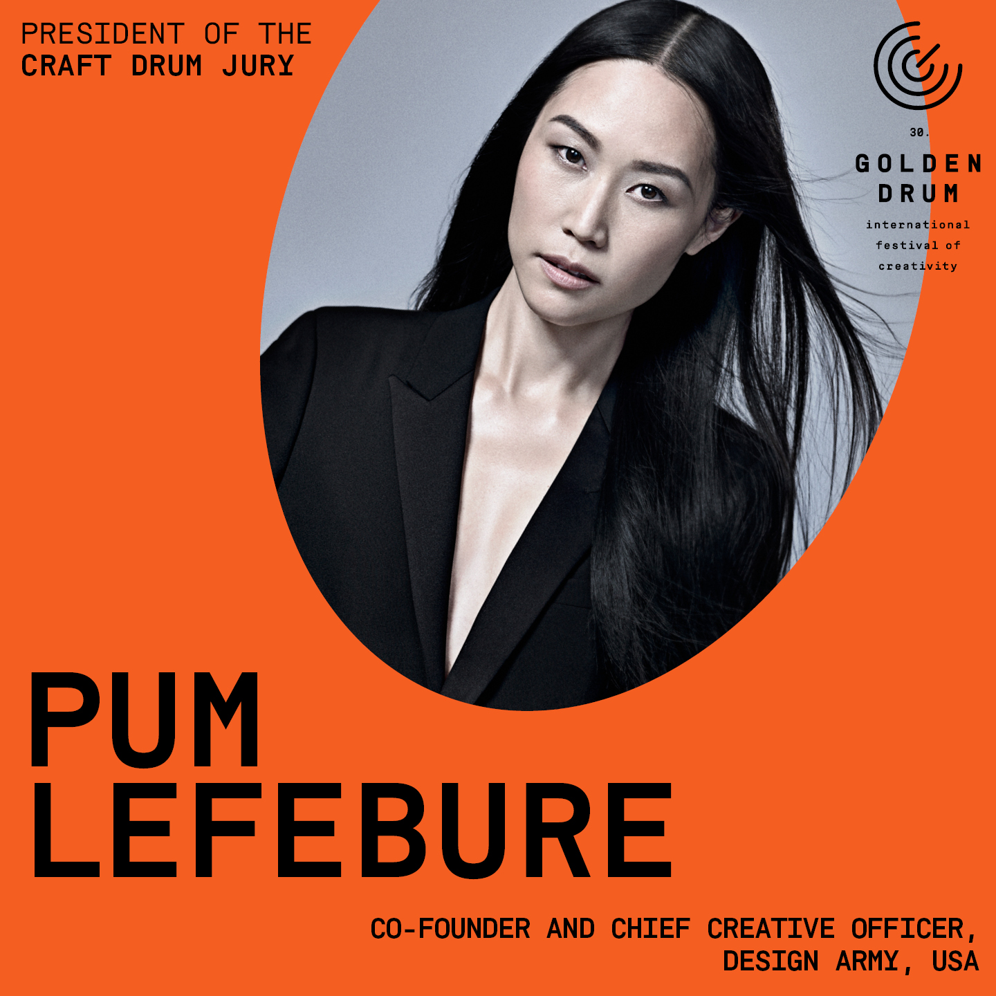 President of the Craft Drum Jury - Pum Lefebure | Golden Drum